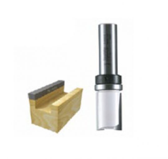 Straight bit 2flute with top bearing - Makita